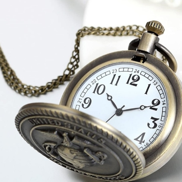 Accessories | New Usmc Marine Corps Pocket Watch | Poshmark